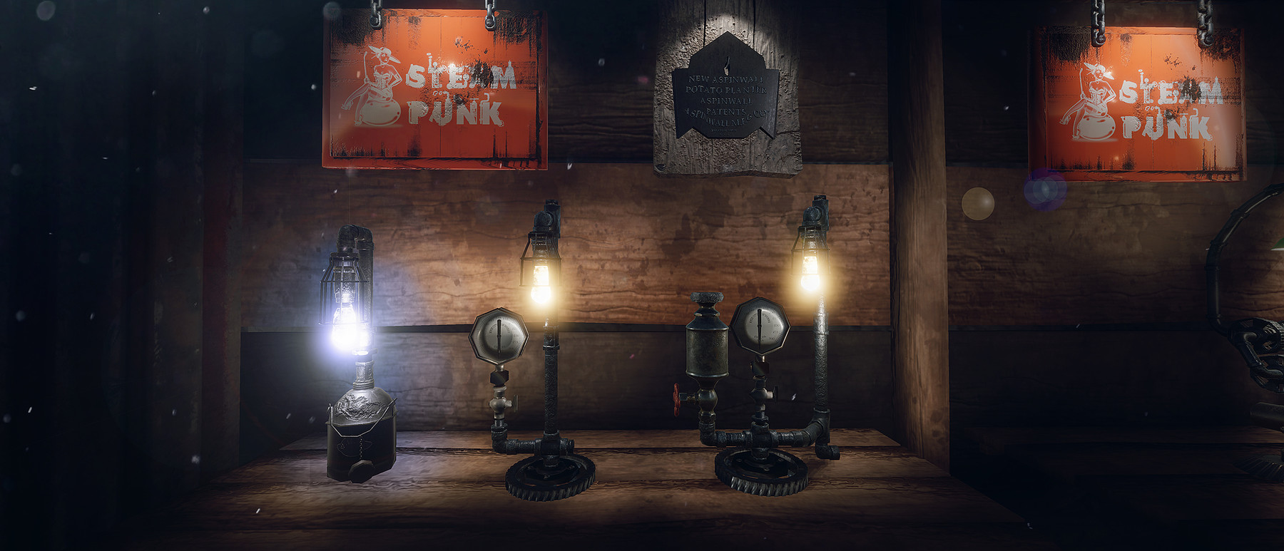 ArtStation - SteamPunk Lights Collection For Unity | Resources