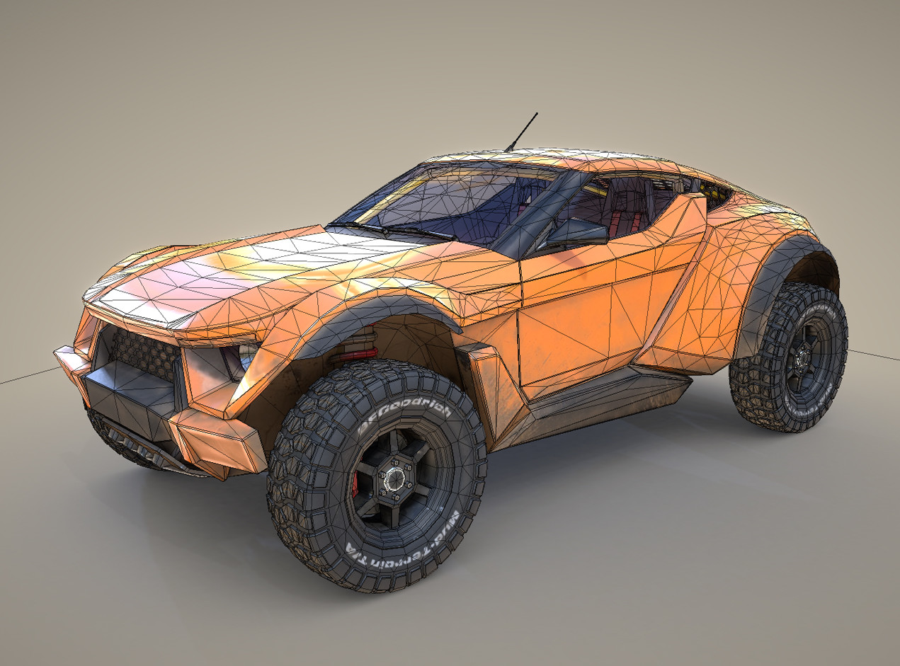 ArtStation - Zarooq Sand Racer Car | Resources