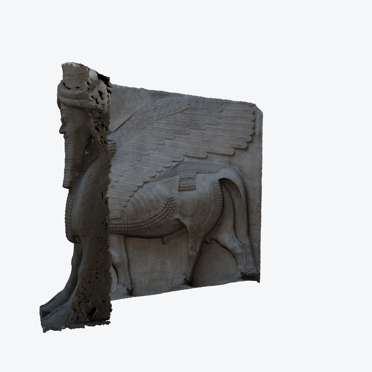 ArtStation - Assyrian Winged Bull with human Head (Lamassu) | Resources