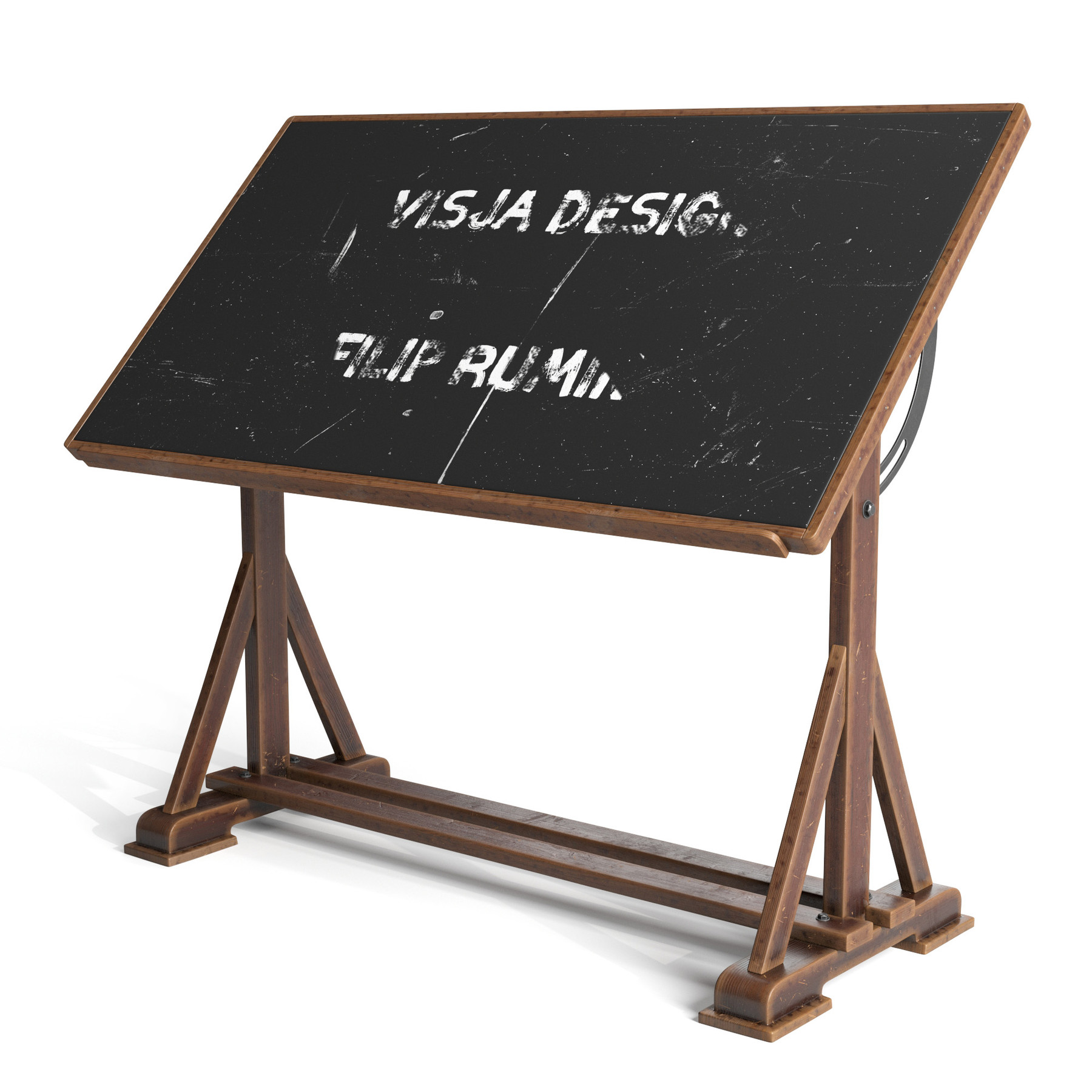 ArtStation - Drafting Table With Black Board | Resources