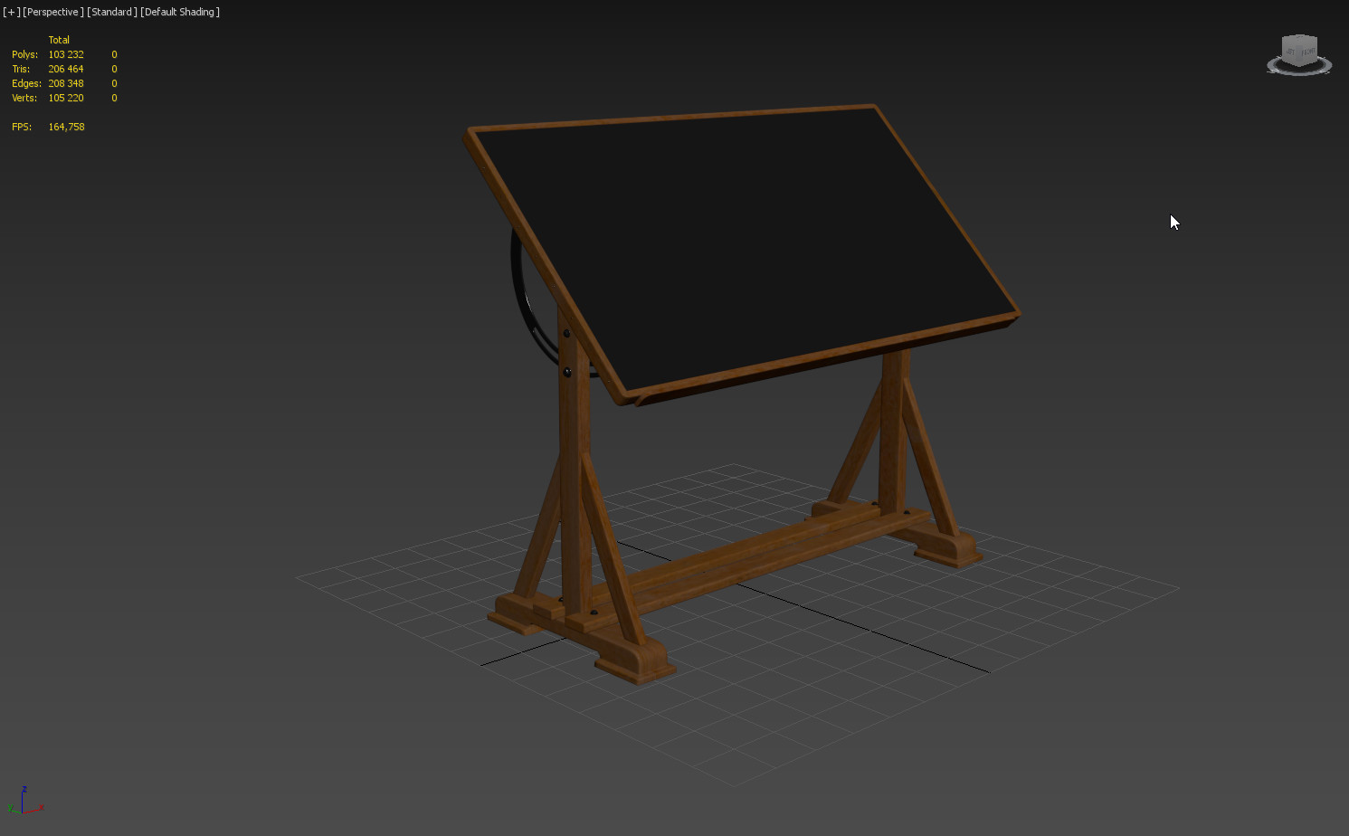 ArtStation - Drafting Table With Black Board | Resources