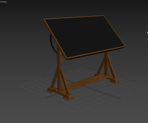 ArtStation - Drafting Table With Black Board | Resources