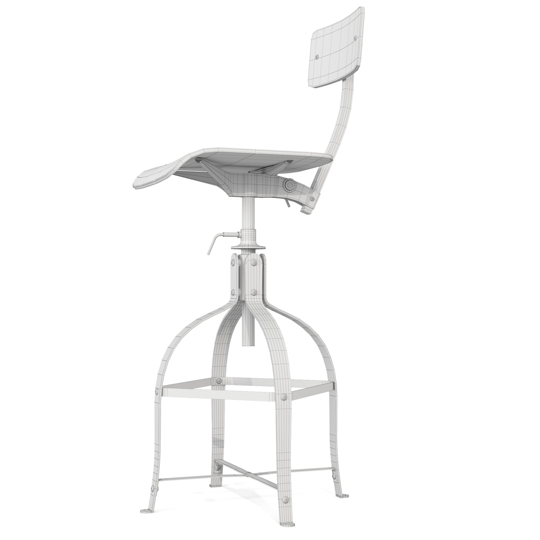 ArtStation - Rustic Drafting Chair | Resources