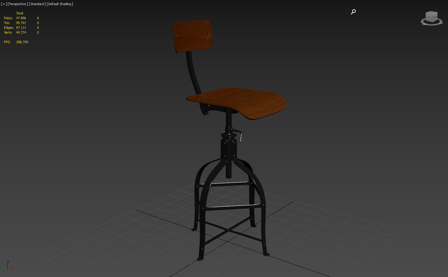 ArtStation - Rustic Drafting Chair | Resources