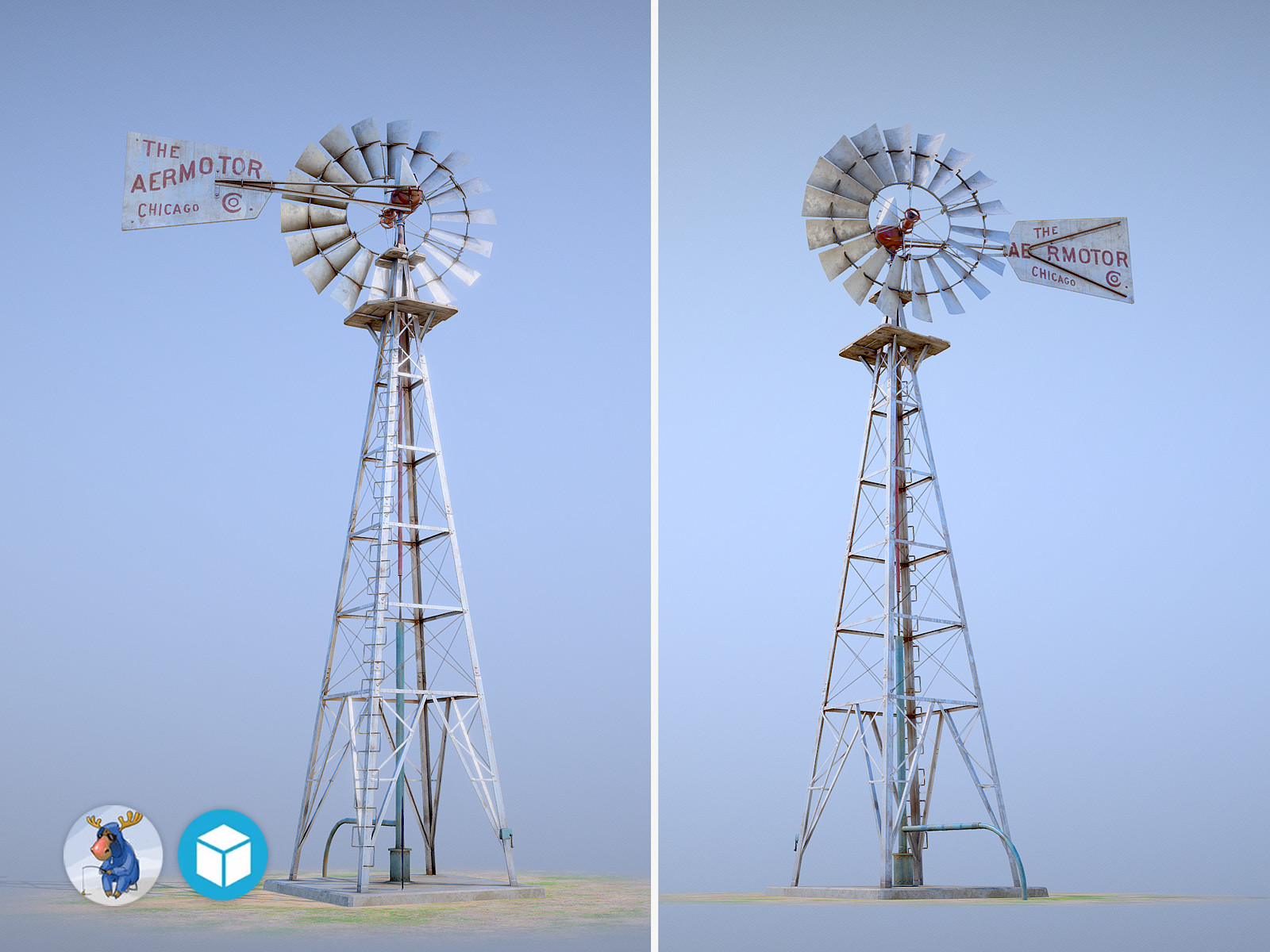ArtStation - Aermotor WindMill | Resources