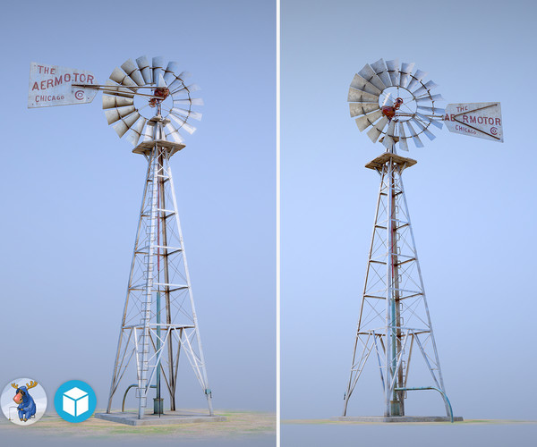 ArtStation - Aermotor WindMill | Resources