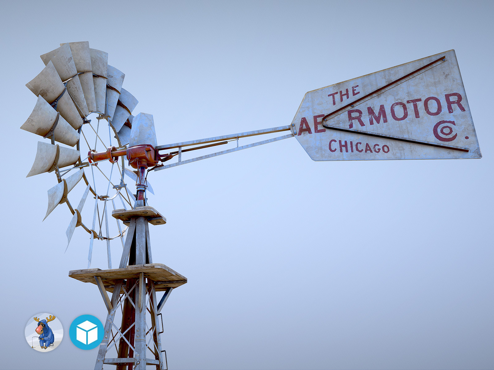 ArtStation - Aermotor WindMill | Resources
