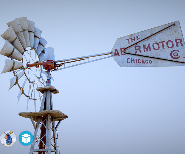 ArtStation - Aermotor WindMill | Resources
