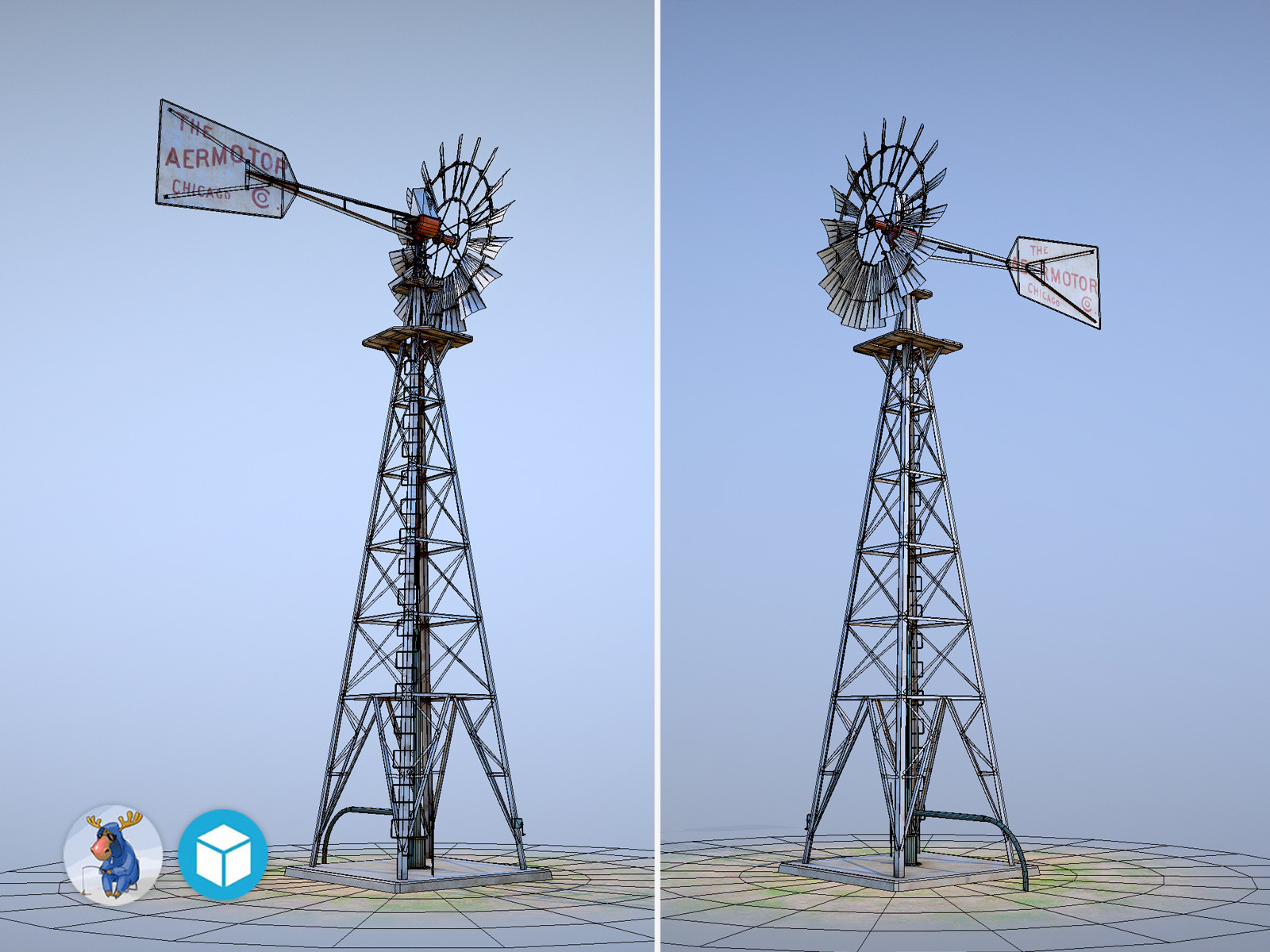 ArtStation - Aermotor WindMill | Resources