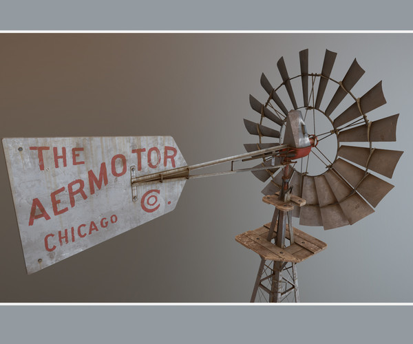ArtStation - Aermotor WindMill | Resources