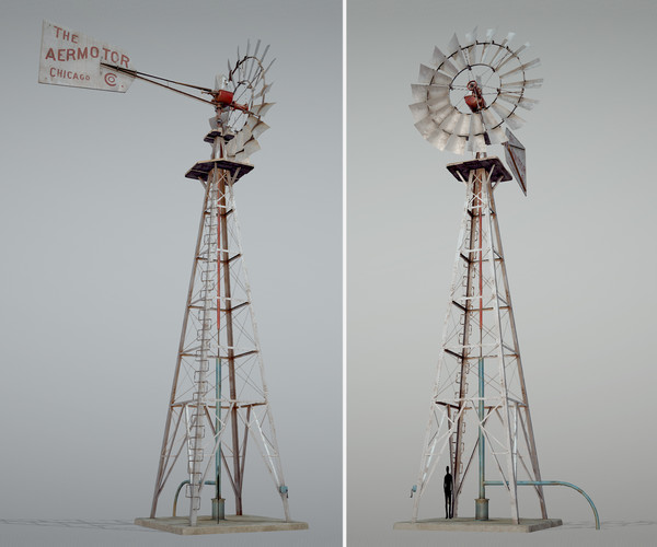 ArtStation - Aermotor WindMill | Resources