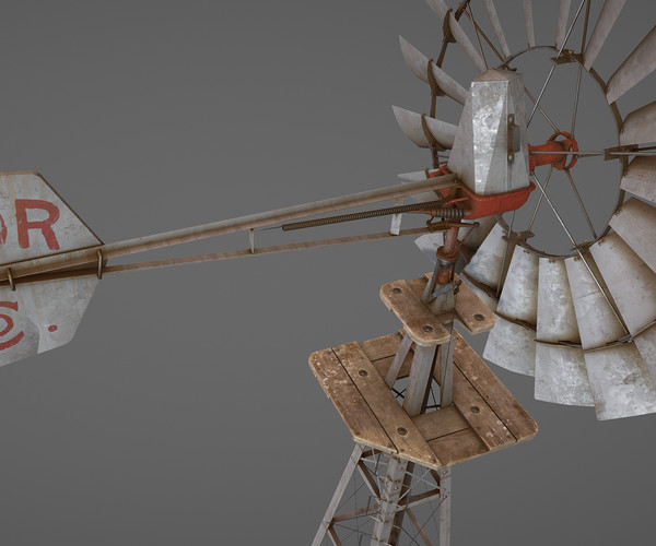 ArtStation - Aermotor WindMill | Resources