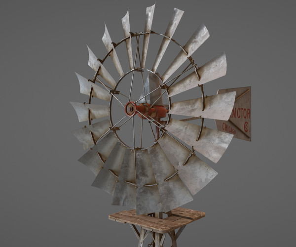 ArtStation - Aermotor WindMill | Resources