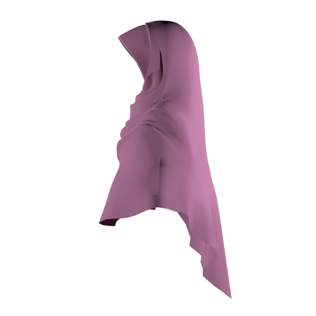 Artstation Hijab Model 1 3d Resources