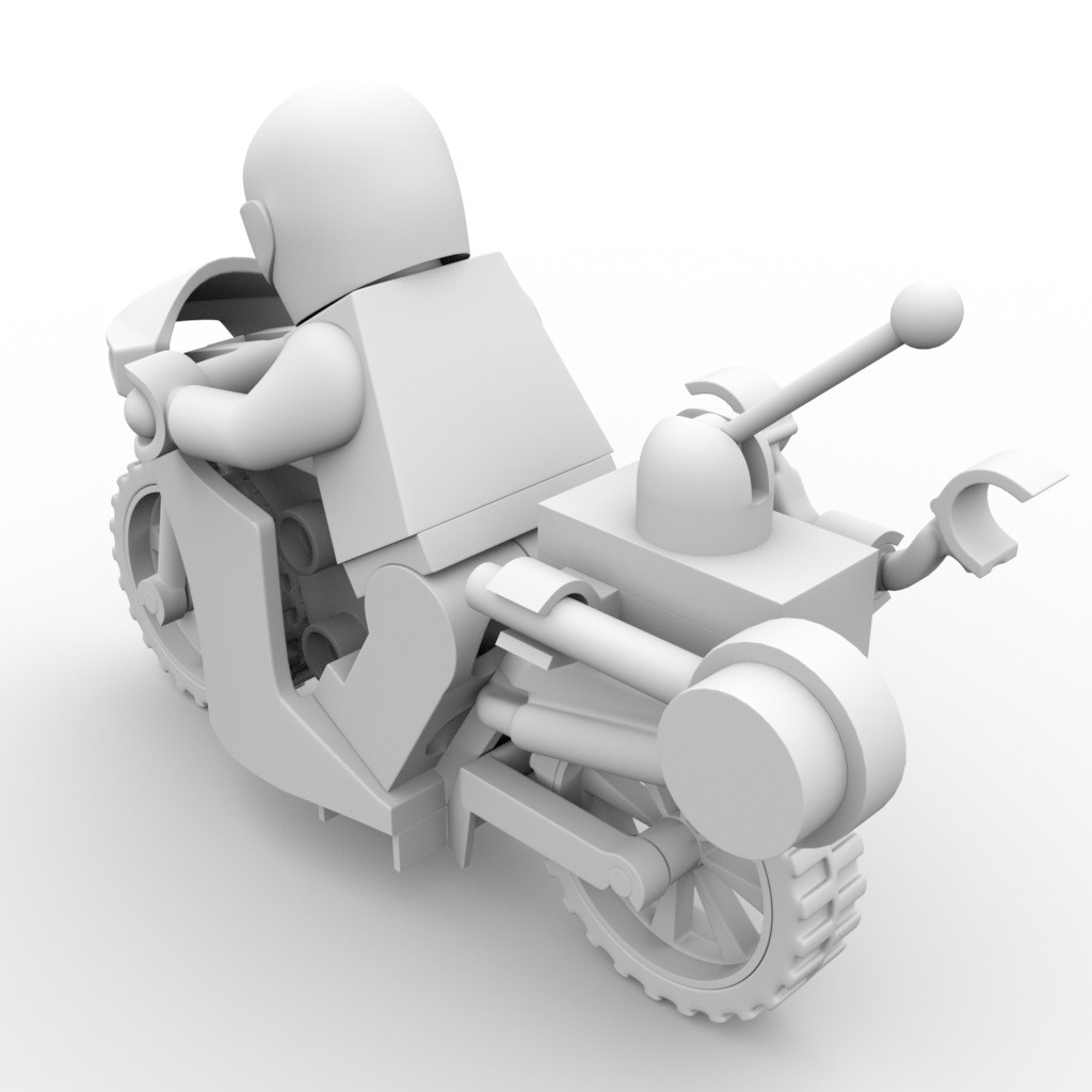 ArtStation - Lego Police motorcycle | Resources