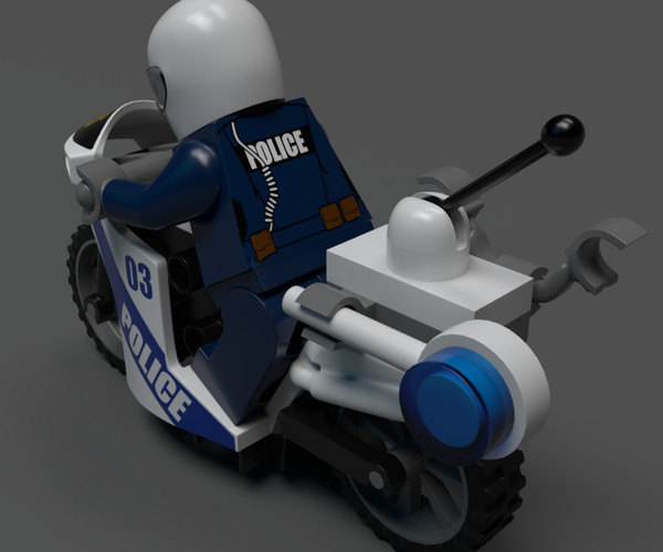 ArtStation - Lego Police motorcycle | Resources