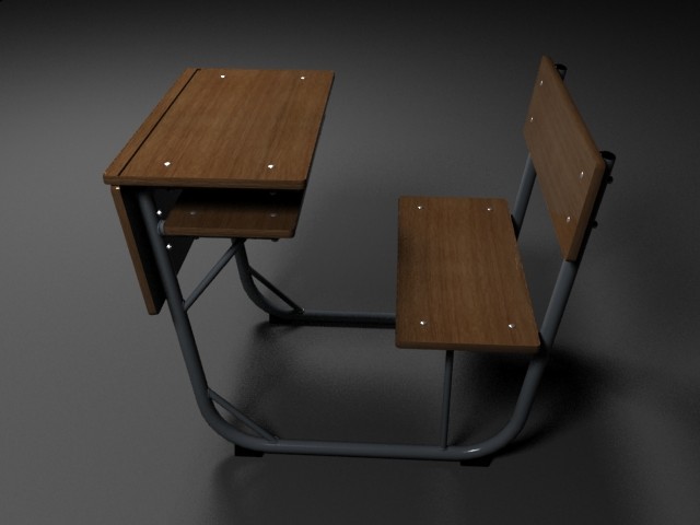 ArtStation - School desk | Resources