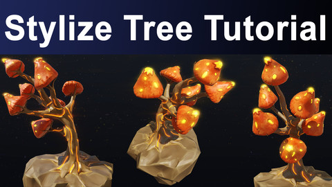 ArtStation - Stylized Tree | Tutorials