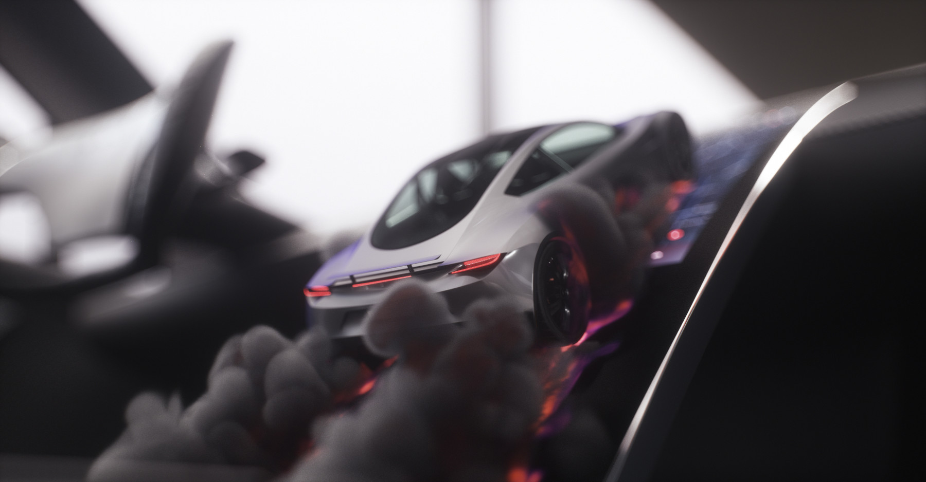 Velislav Slavov - Tesla Roadster Interior 3D Model & Physics Rig