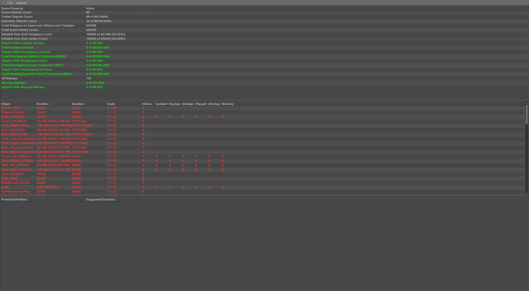 Velislav Slavov - Tesla Roadster Interior 3D Model & Physics Rig