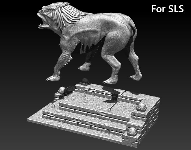 ArtStation - Predator Dog Model Printing Miniature Assembly File STL ...