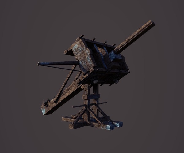 ArtStation - Ballista Lithobolos stone thrower | Resources