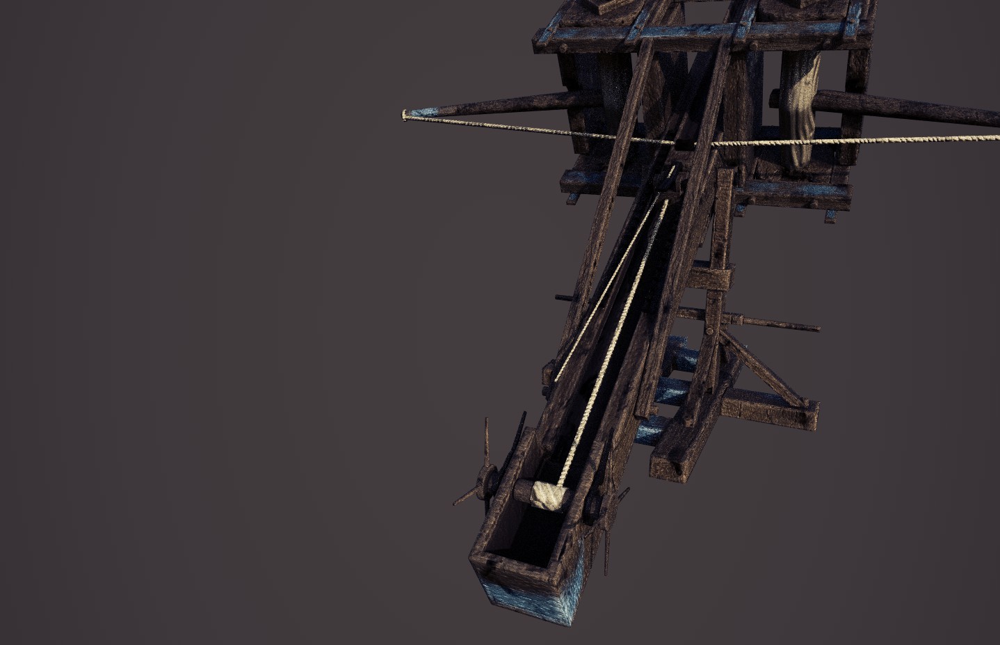 ArtStation - Ballista Lithobolos stone thrower | Resources