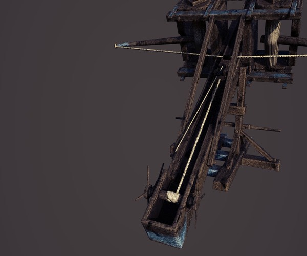 ArtStation - Ballista Lithobolos stone thrower | Resources