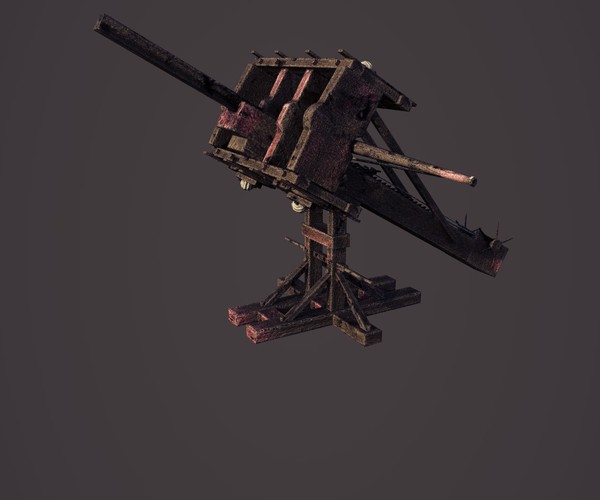 ArtStation - Ballista Lithobolos stone thrower | Resources