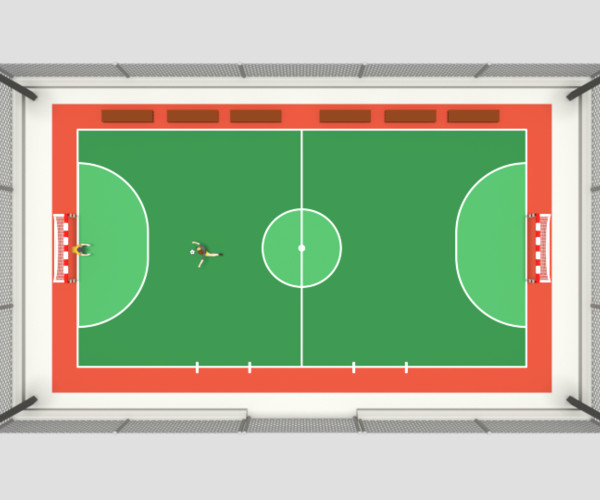 ArtStation - Cartoon Street Football Court | Resources