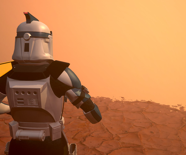 ArtStation - Clone heavy trooper | Resources