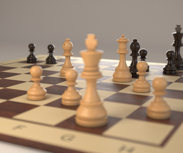 ArtStation - Niggemann Chess Set (+Procedural Substance Texture ...