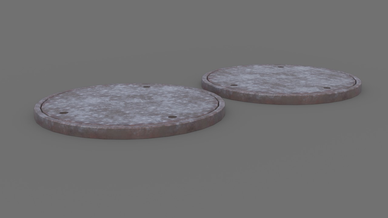 ArtStation - Manhole 1 | Game Assets