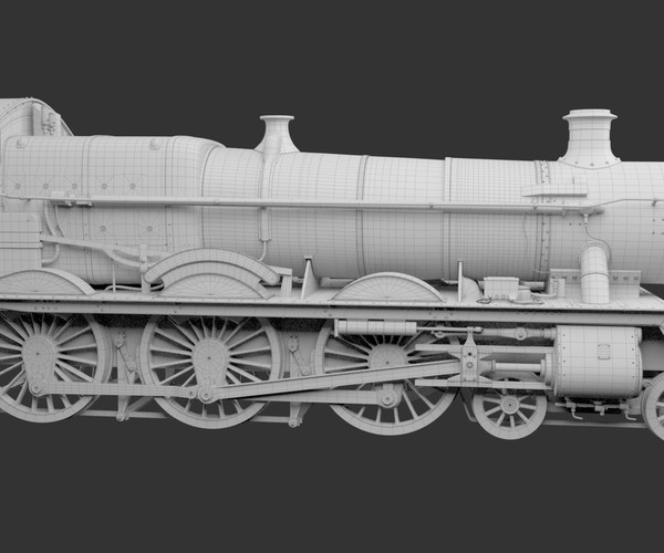 ArtStation - GWR 4900 Class 5972 Olton Hall (Hogwarts Express) Clean ...