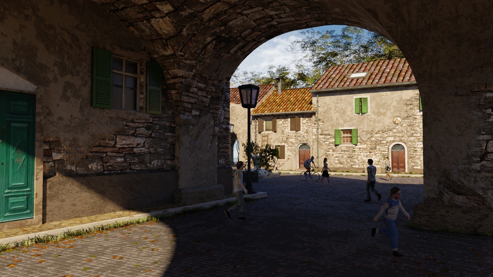 ArtStation - Small town in Blender | Game Assets