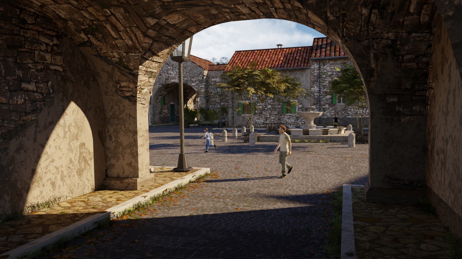 ArtStation - Small town in Blender | Game Assets