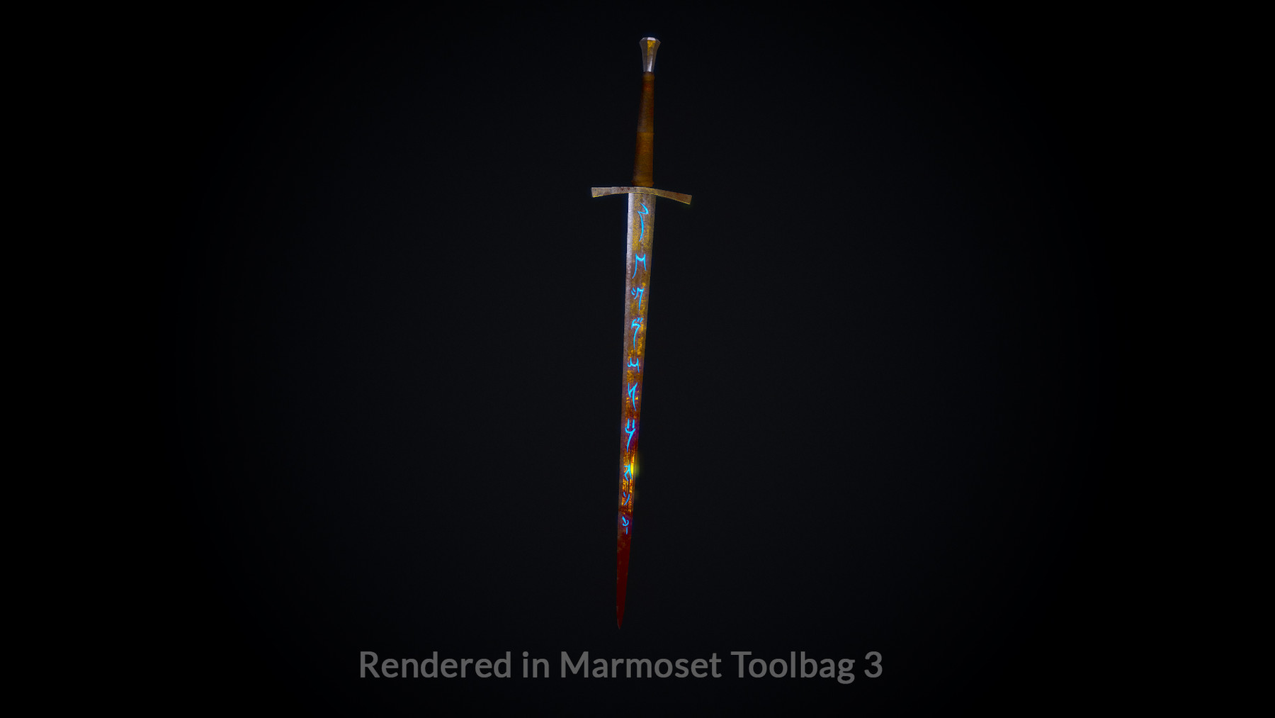 ArtStation - Runic sword - 4 texture set | Game Assets