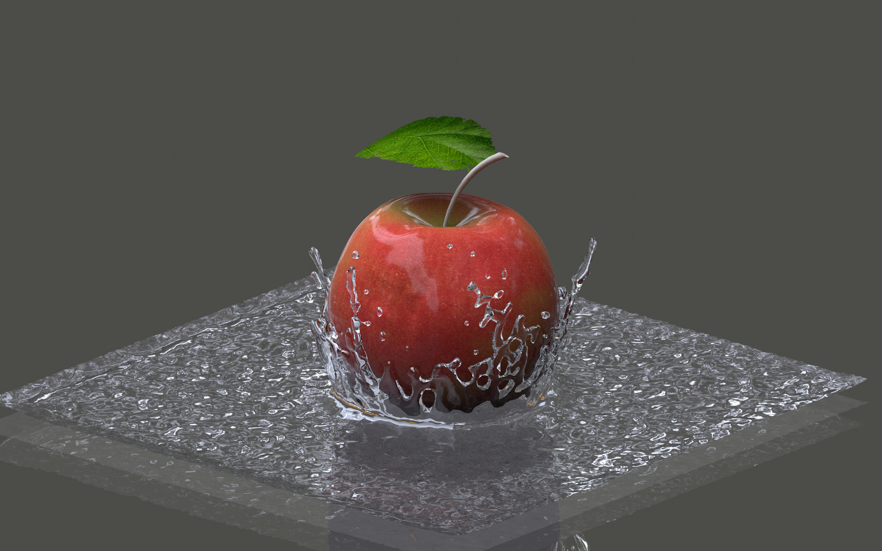 ArtStation - Red Apple scene | Resources