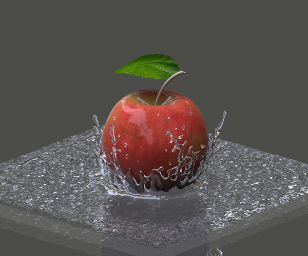 ArtStation - Red Apple scene | Resources