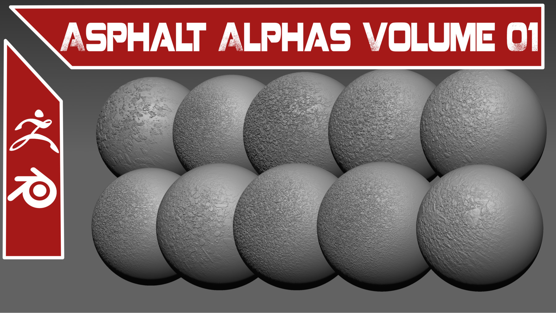 ArtStation - Asphalt Alphas Volume 01 | Brushes