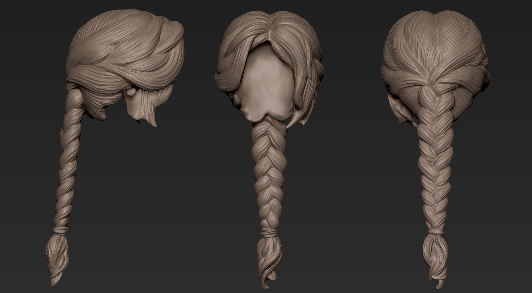 ArtStation - Female Hair Collection 1 | Resources