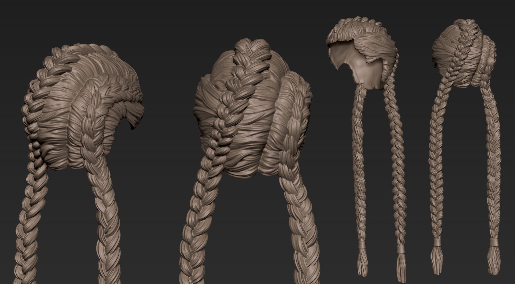 ArtStation - Female Hair Collection 1 | Resources