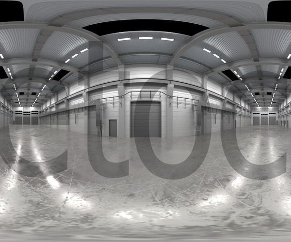 ArtStation - HDRI - Industrial Hall Interior 2 | Resources