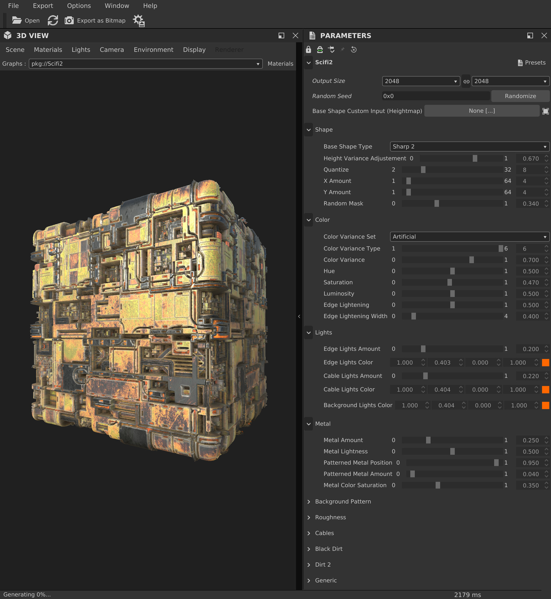 ArtStation - High-variance Detailed Sci-fi Material Generator | Resources