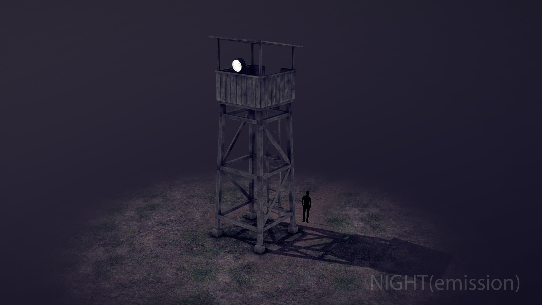 ArtStation - Observation Tower 01 with Damage | Game Assets
