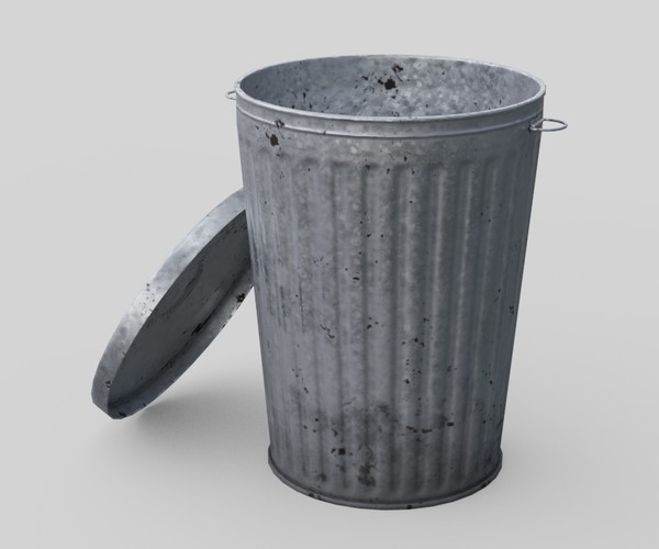 ArtStation - Dustbin 3 Lowpoly | Game Assets