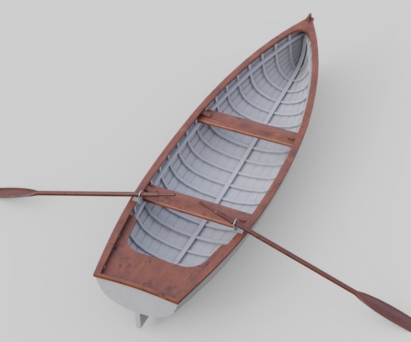 ArtStation - Rowboat 1B | Game Assets