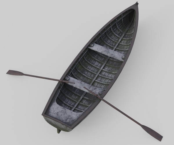ArtStation - Rowboat 1C | Game Assets