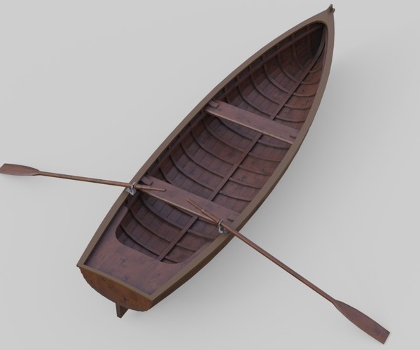 ArtStation - Rowboat 1D | Game Assets
