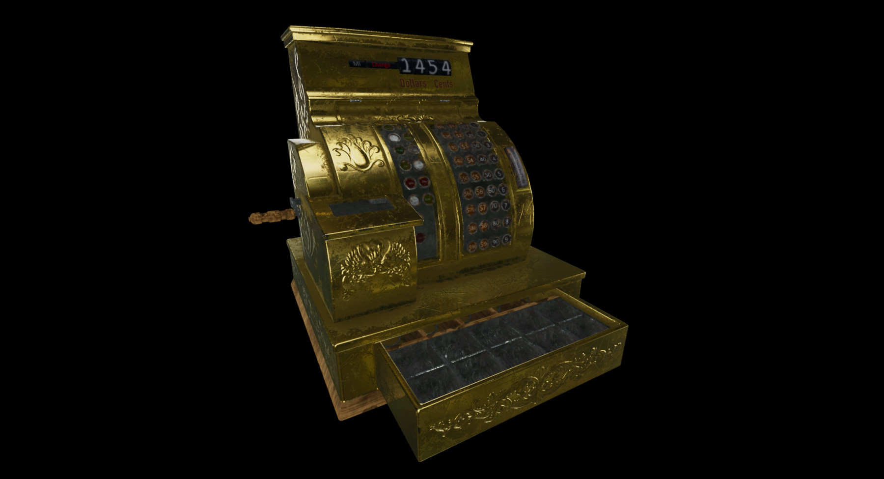 ArtStation - Victorian Cash Register | Resources